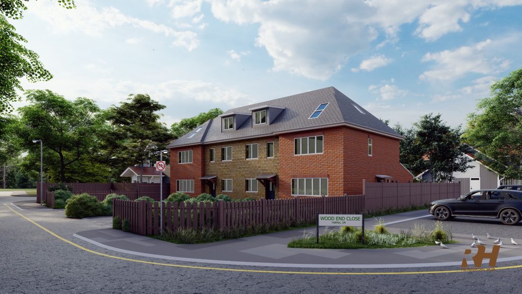 EXTERIOR 3D RENDERING OF A HOUSE IN THE UK | Rendering Hub ...